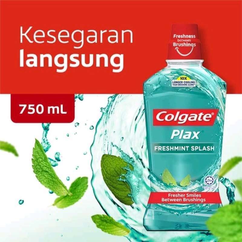 Colgate Plax Mouthwash No Alcohol 750 Ml Lengkap Harga Terbaru Juni ...