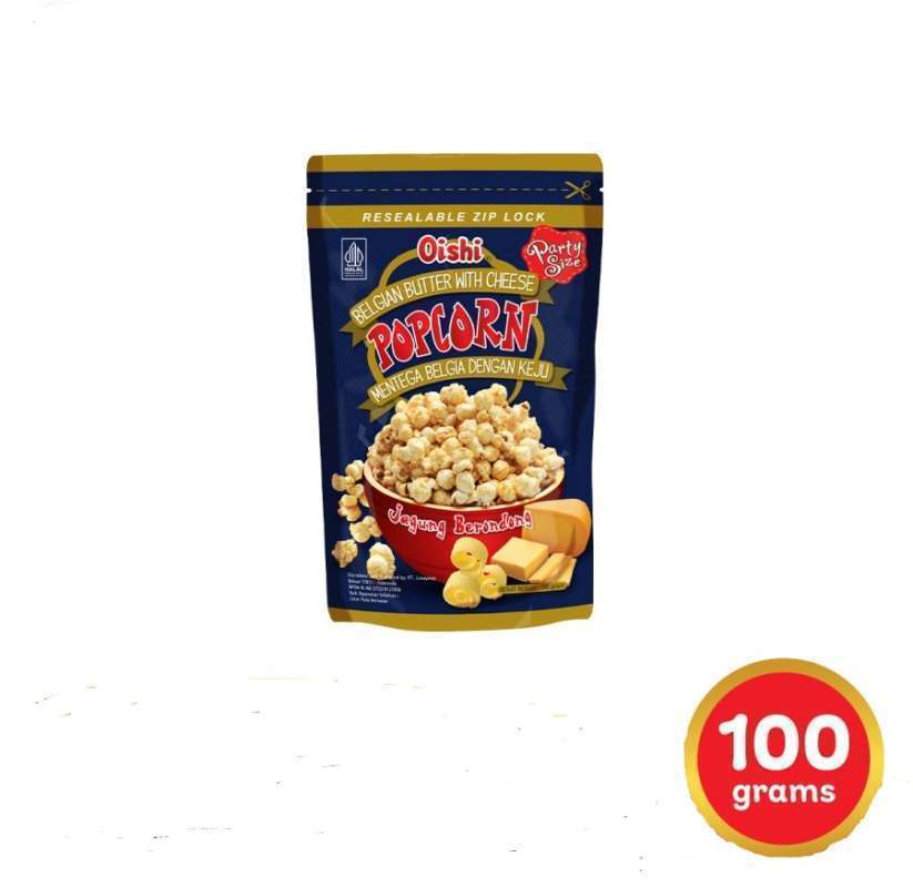 Jual BELGIAN BUTTER POPCORN OISHI JAGUNG BERONDONG RASA MENTEGA BELGIA ...