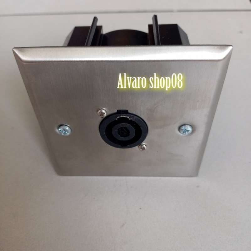 Jual PANEL BOX 1 LOBANG JACK SPIKON TANAM TEMBOK ANTI KARAT di Seller ...