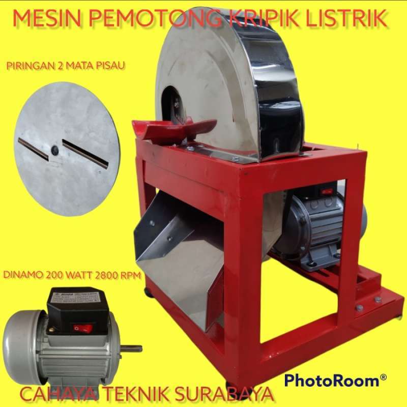 Promo MESIN PENGIRIS PERAJANG KRIPIK SINGKONG LISTRIK 200 WATT ...