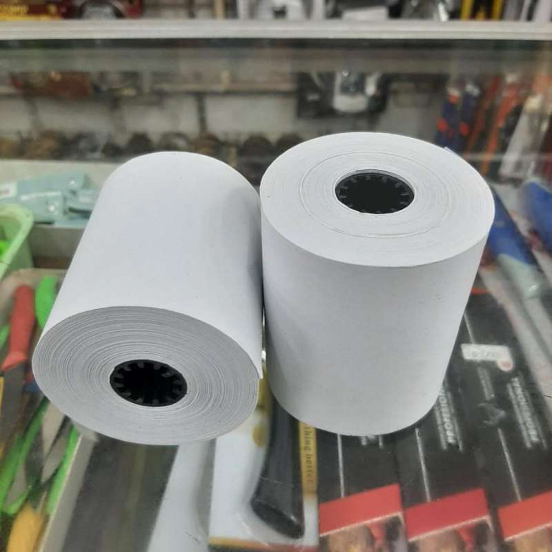 Jual Kertas Kasir Struk Paper Roll HVS 1ply 75x65mm POS Printer Dot ...