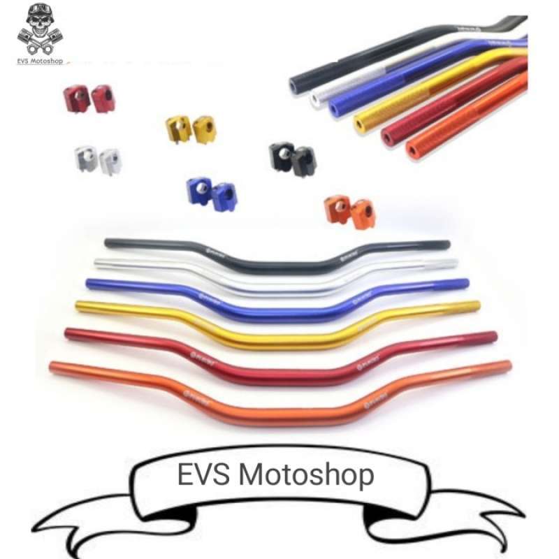 Jual Stang Fatbar motor universal tebal 5.8mm Plus raiser Scarlet di ...
