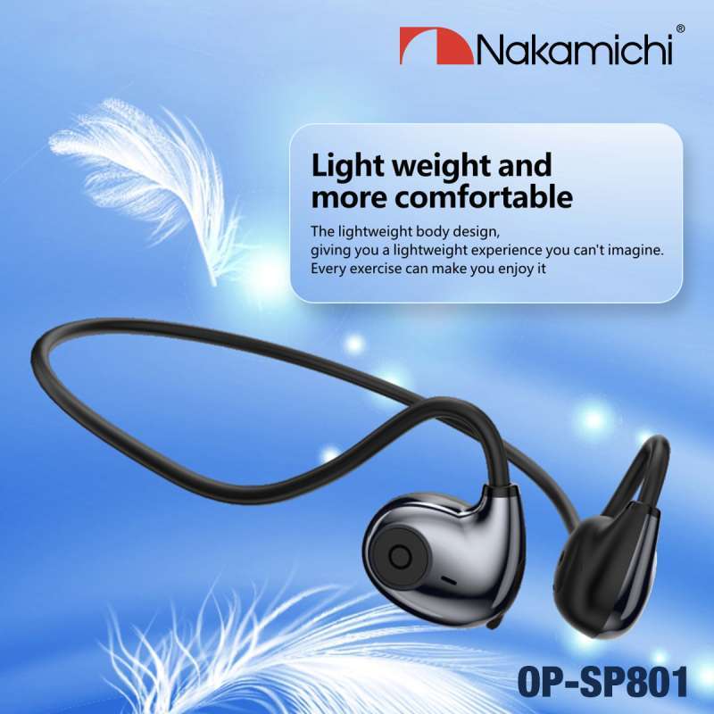 Promo Nakamichi Op-sp801 Open Ear Wireless Earphone Hd Ipx4 Earphone ...