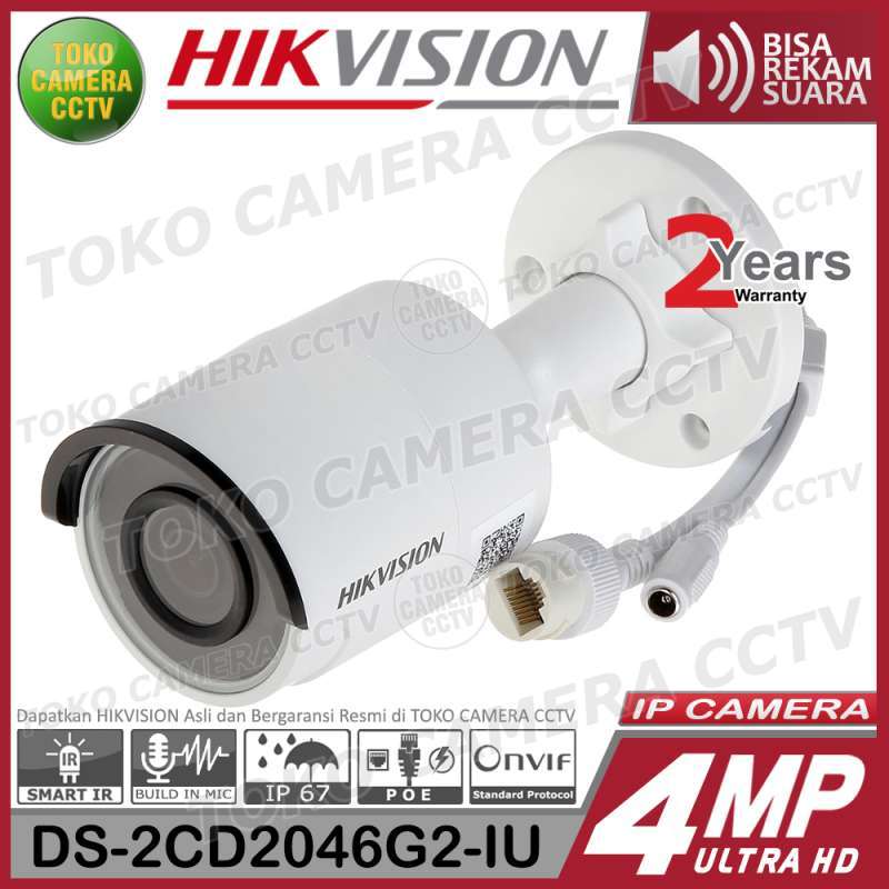 Jual IP CAMERA 4MP AUDIO HIKVISION DS-2CD2046G2-IU BUILD IN MIC IP KAMERA di Seller TOKO CAMERA ...