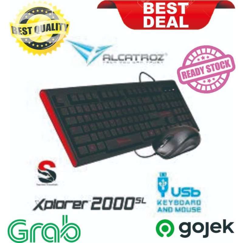 Jual Alcatroz Xplorer 2000sl Keyboard Mouse Combo Di Seller Sms ...