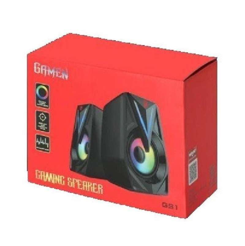 Jual Speaker Gamen Gs1 Laptop/pc/gaming Super Bass Portable Rgb Di ...