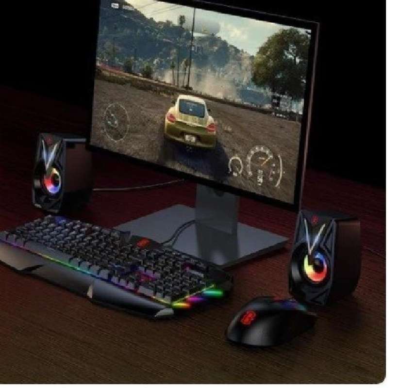 Jual Speaker Gamen Gs1 Laptop/pc/gaming Super Bass Portable Rgb Di ...