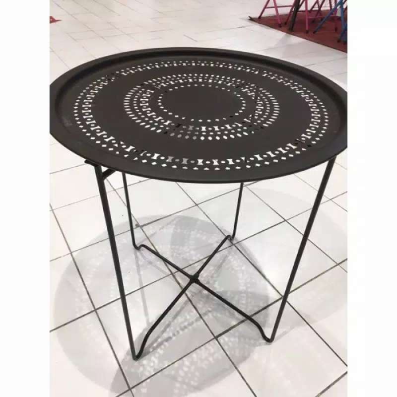 Promo Meja teras meja taman besi - Putih Diskon 23% di Seller SBY_store ...