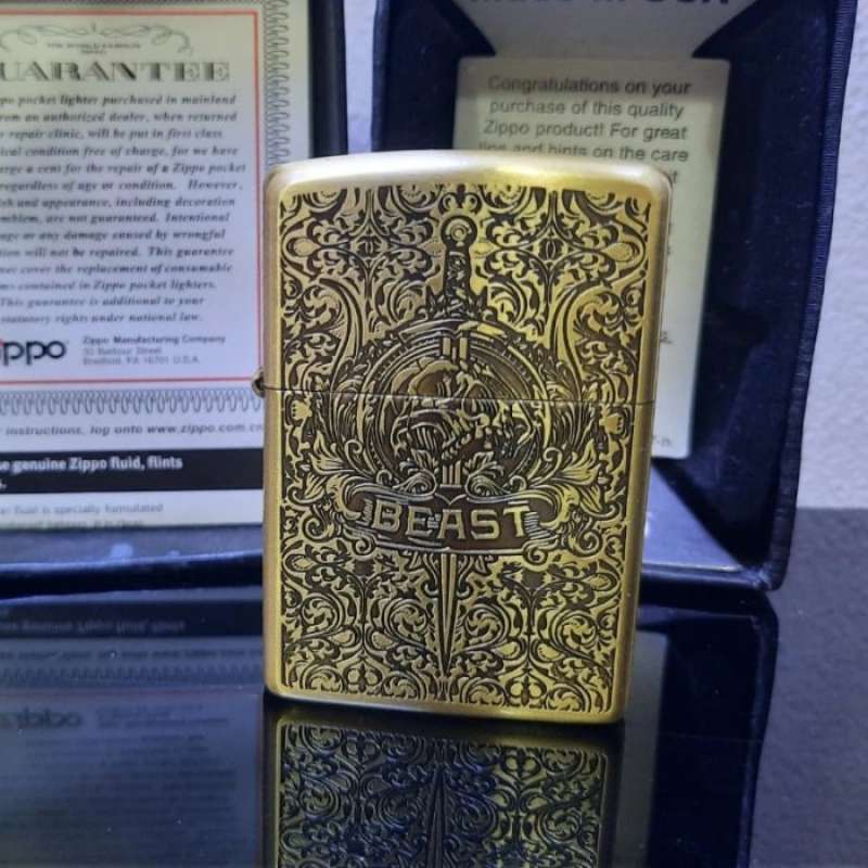 Promo Zippo Beast 999 Codex 1 Side Rare Limited Edition Diskon 23% Di ...