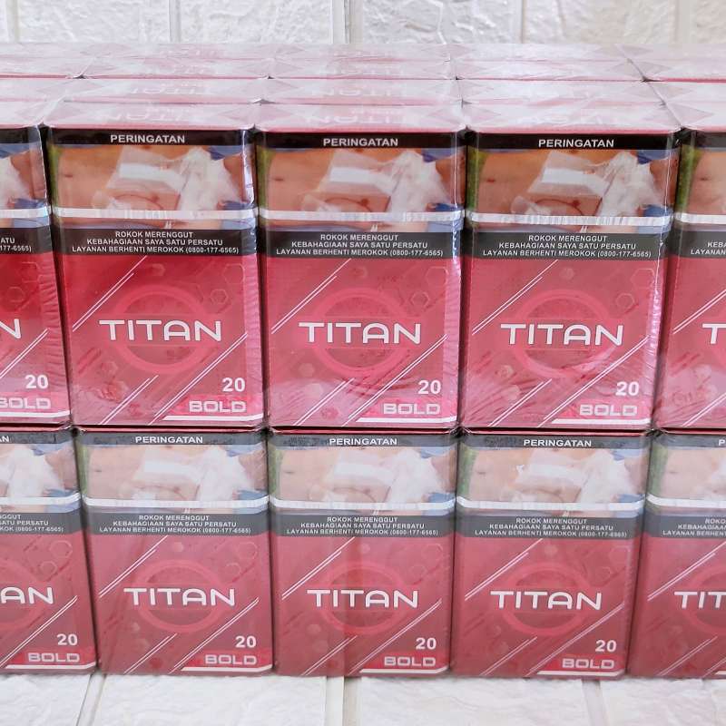 Promo Rokok Titan Merah Bold 20 Batang Diskon 11% Di Seller Toko Pniel2 ...