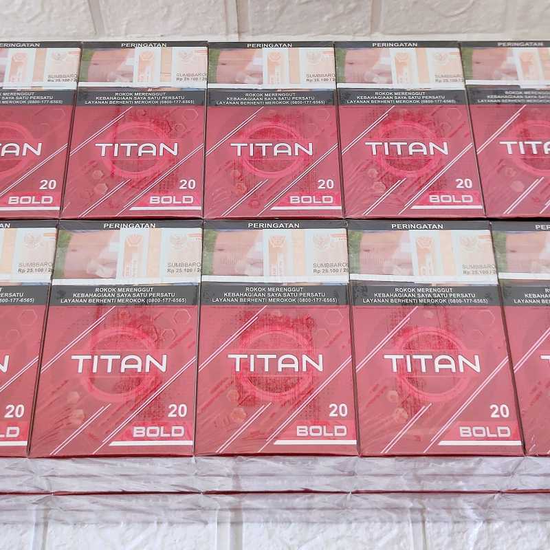 Promo Rokok Titan Merah Bold 20 Batang Diskon 11% Di Seller Toko Pniel2 ...