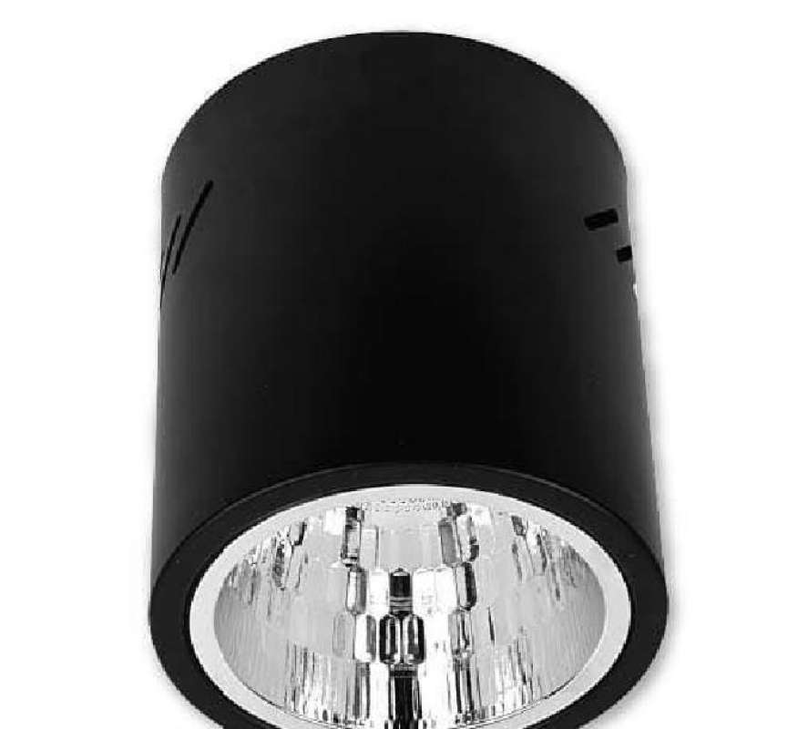 Jual DOWNLIGHT OUTBOW BULAT HITAM 5 5 INCH DLOB PLAFON ISI BULB LED E27 ...