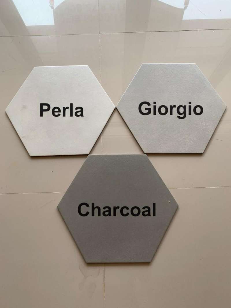 Jual Keramik Lantai Roman Hexagonal Segi Lima 30 Cm Cafe Kamar Mandi ...