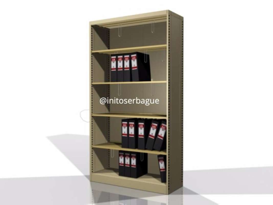 Jual ORDNER RACK RAK LEMARI ARSIP BINDER KANTOR BAHAN BESI CUSTOM ...