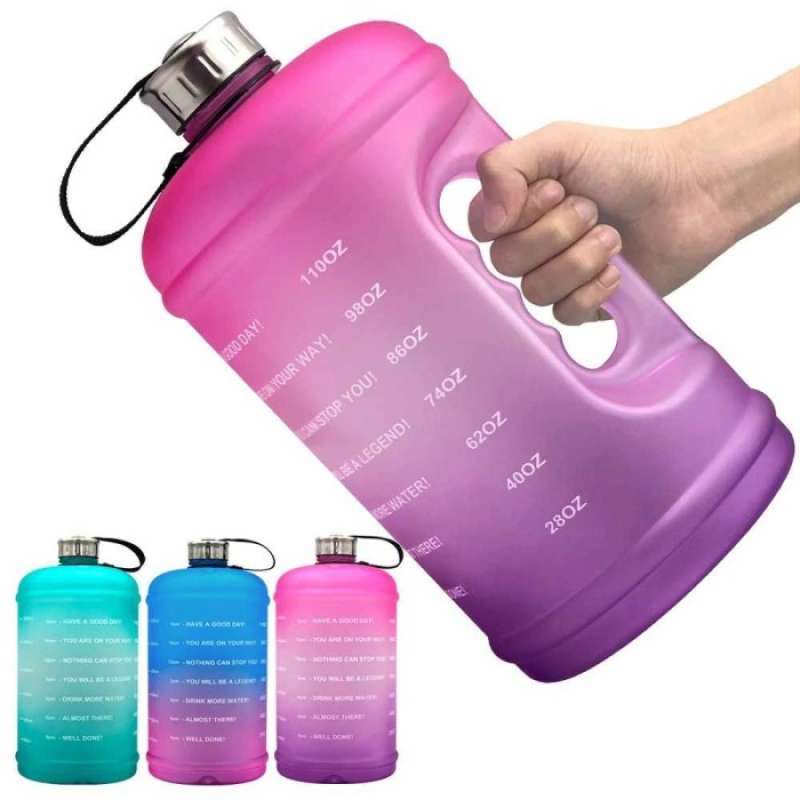 Promo Botol Air Minum Besar Jumbo Model Galon Bpa Free - Biru Pink ...