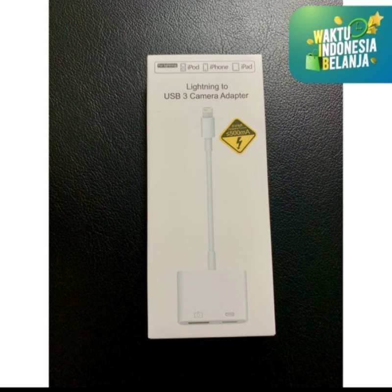 Promo Lightning To USB Lightning to Usb 3 Camera adaptor Diskon 23% di ...