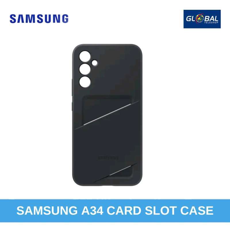 Jual Samsung Galaxy A34 5G Card Slot Case Original - Black di Seller Global Teleshop Official ...