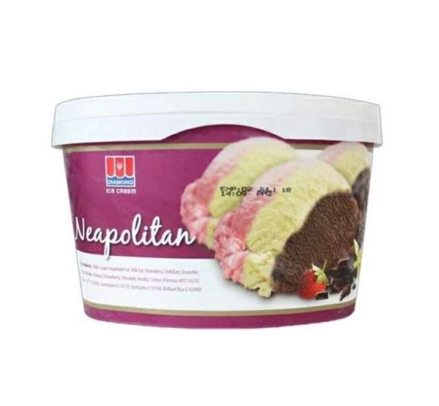 Jual Diamond Ice Cream Neapolitan 700 Ml - Es Krim Tiga Rasa Diamond ...