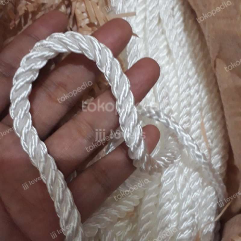 Jual Tali Tambang Nylon Tali Nilon Tambang Putih Tambang Nylon 6mm Per ...
