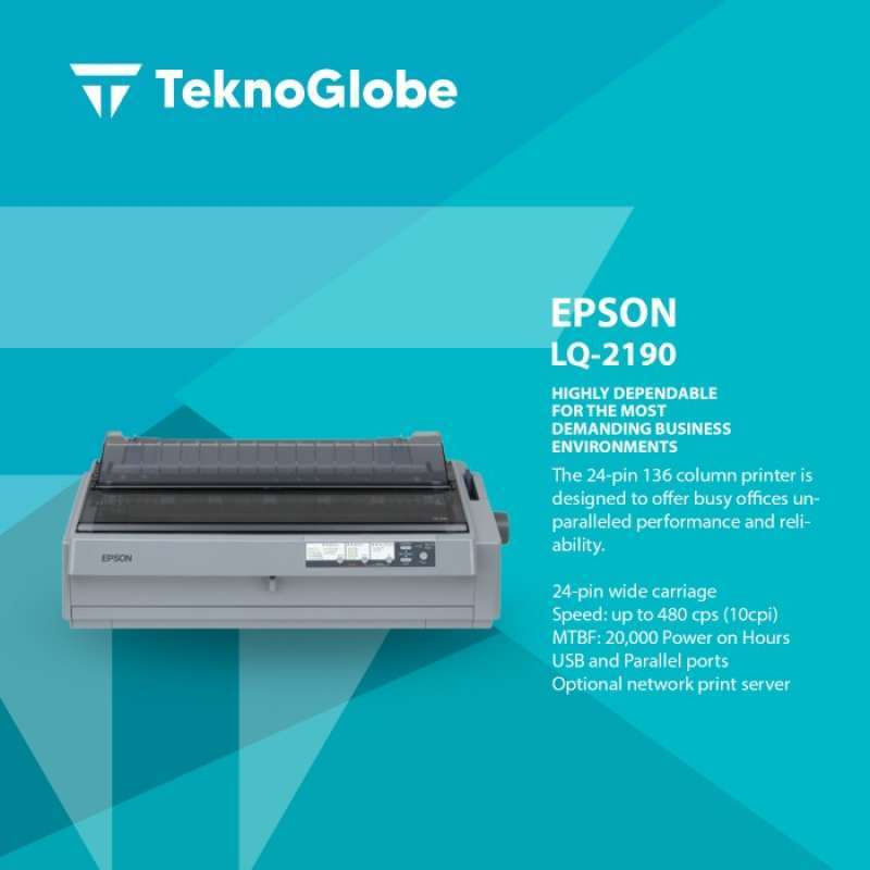 Promo Epson Lq-2190 Dot Matrix Printer Diskon 10% Di Seller Teknobos ...