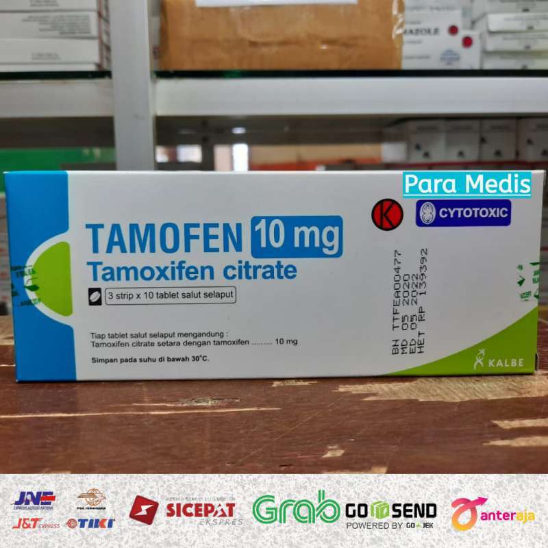 Jual Tamofen 10 Mg Tamoxifen Citrate Per Box Isi 30 Tablet Original Di ...