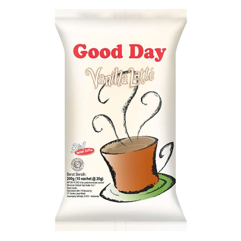 Jual Good Day 3In1 Vanilla Latte 10Sx20G di Seller Foodmart Keboen Raya ...
