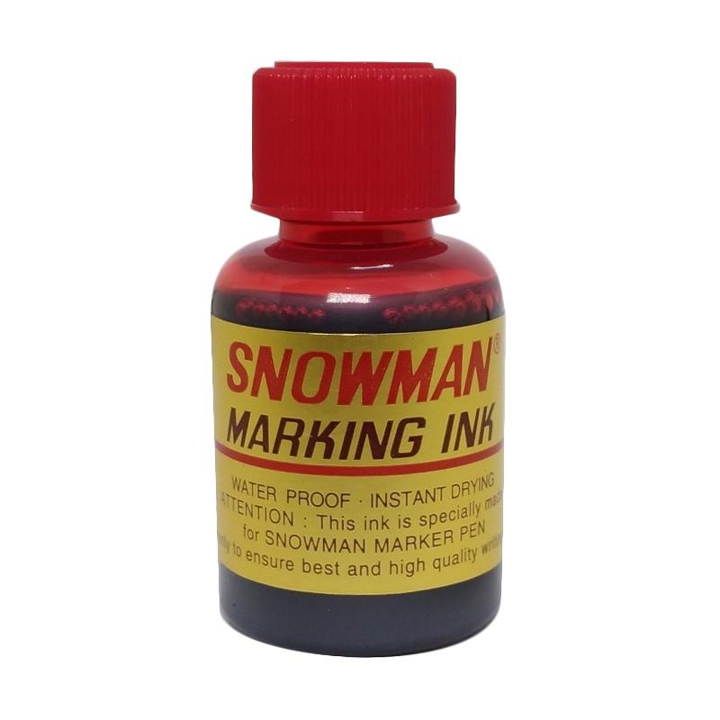 Promo Snowman Refill Ink for Permanent Marking - Merah Diskon 31% di ...