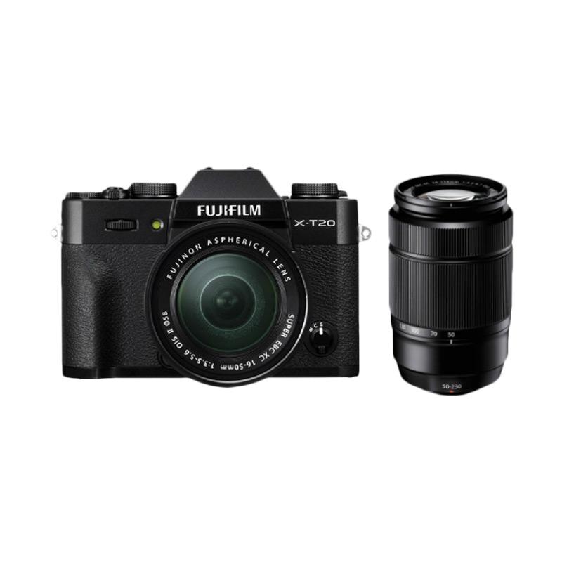 Jual Fujifilm X-T20 Kit 16-50mm + 50-230mm Kamera Mirrorless - Black di ...