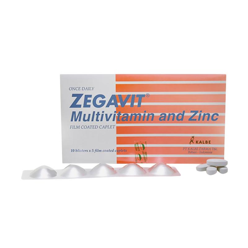Jual Zegavit Multivitamin Kesehatan [Strip/5 Tablet] di Seller Toko ...