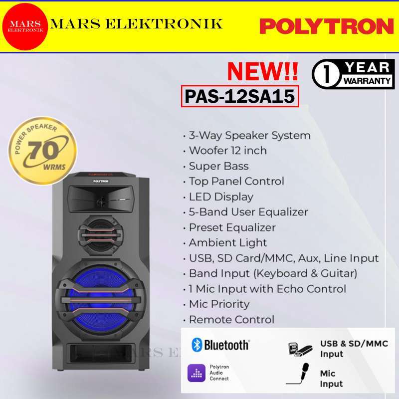 Jual Speaker Polytron Pas 12 Sa 15 Original, Murah & Diskon Juni 2024 | Blibli