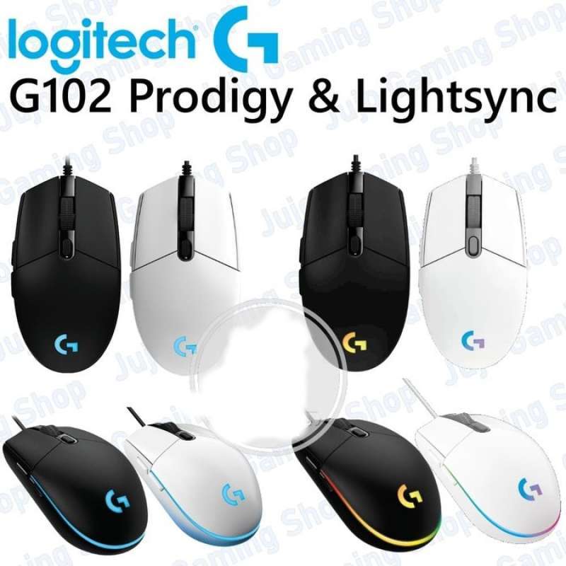 Jual Mouse Logitech G102 Prodigy Gaming White Original Murah - Harga ...
