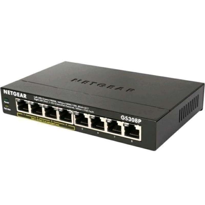 Jual Netgear GS308P Switch Hub Gigabit Ethernet POE di Seller Wireless ...