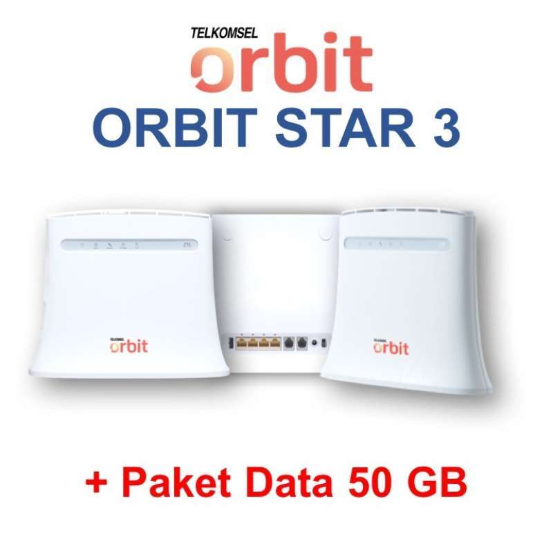 Jual Telkomsel Orbit Star 3 ZTE MF283U Modem Wifi Home Router - White ...
