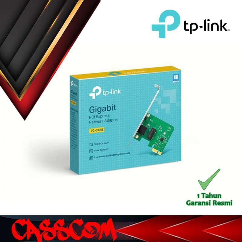 Jual Lan Card Tp-link Tg-3468 Gigabit Pci Express Di Seller Casscom ...