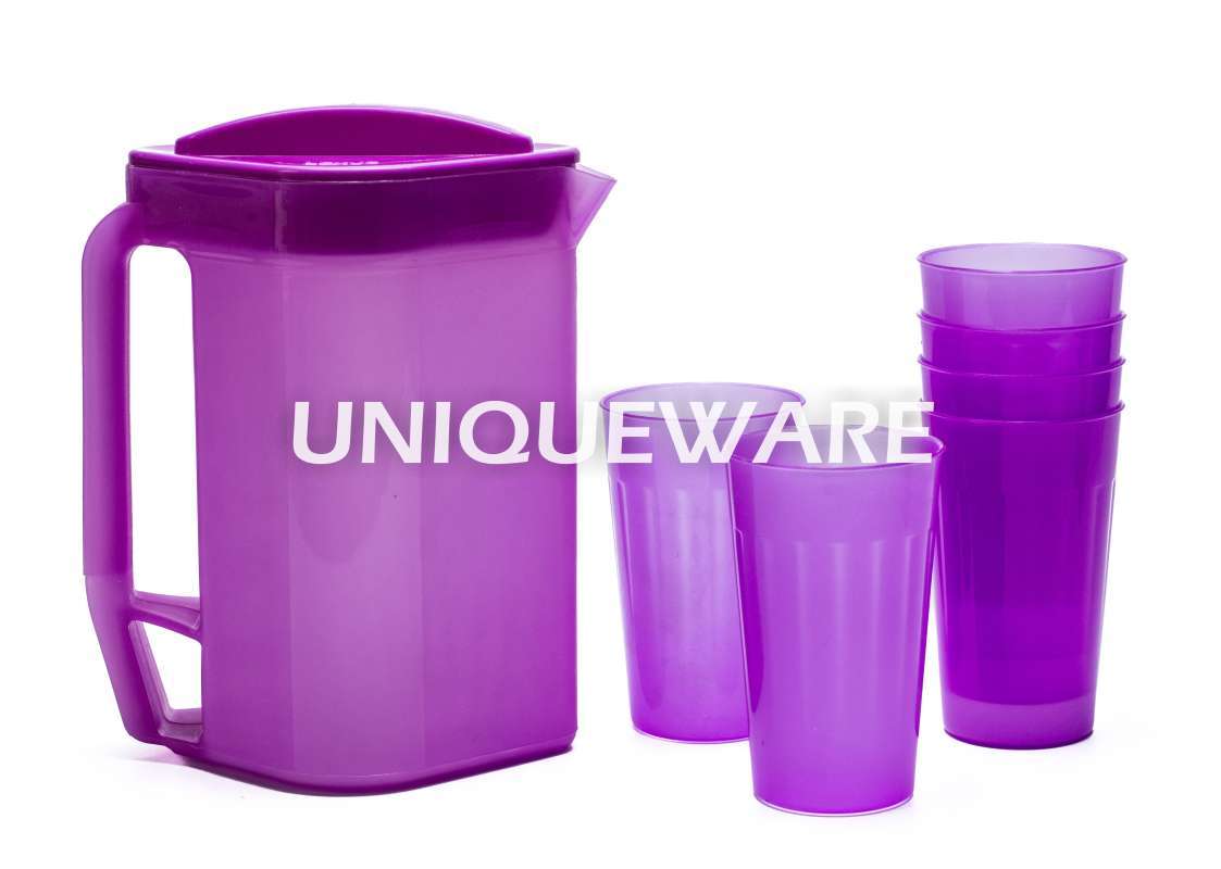 Jual [indra Houseware]set Eskan Plastik 2.5l Isi 6pcs/gelas Tanpa Tutup ...