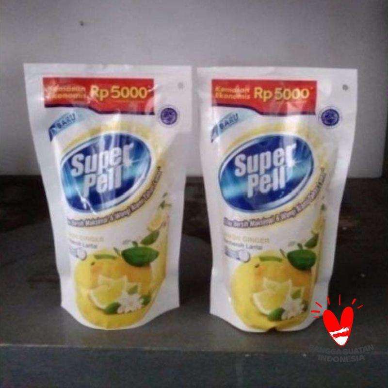 Jual Super Pell Sabun Pel Pembersih Lantai Fresh Apple 280ml- Pel ...