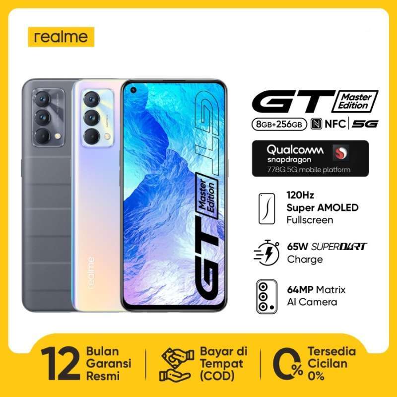 Jual realme GT Master Edition 8/256GB [SD 778G 5G Processor, 120Hz ...