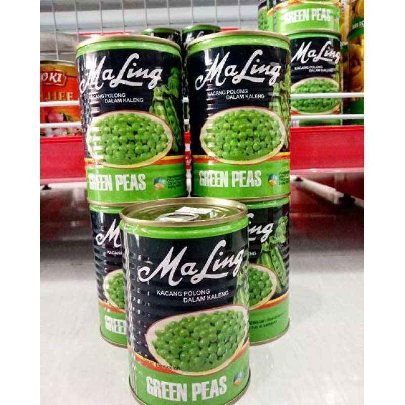 Jual MA LING KACANG POLONG KALENG GREEN PEAS di Seller ...