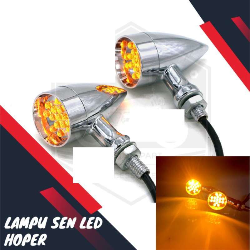 Promo Lampu Sen Sein LED Hoper Motor Chopper Bobber W175 Benelli ...