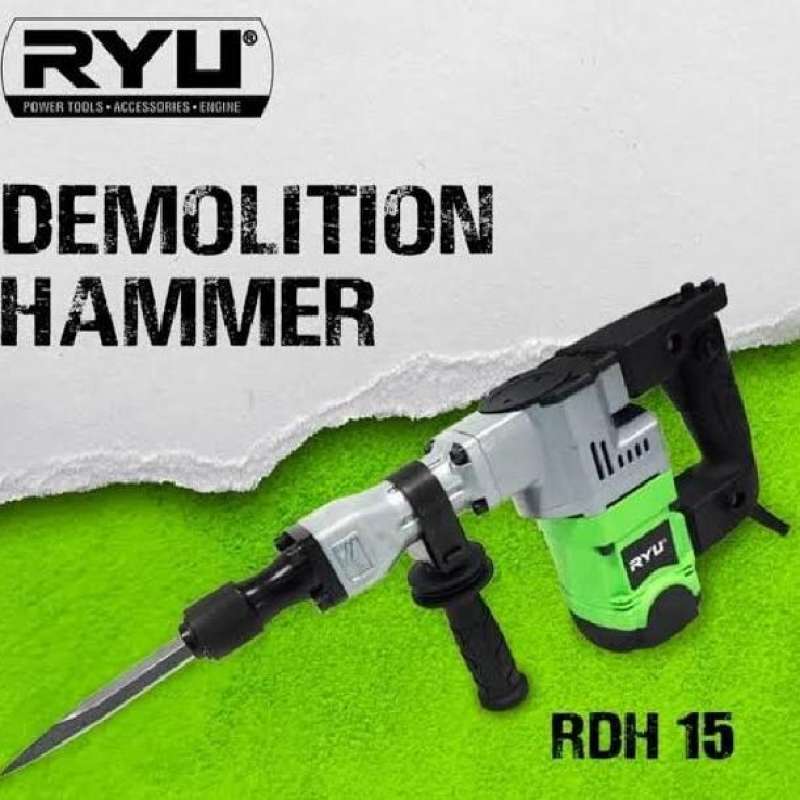 Jual Tekiro Ryu Jack Hammer Mesin Bor Bobok Rdh15 Demolition Hammer Di ...