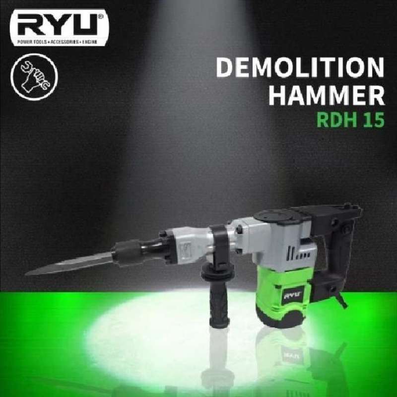 Jual Tekiro Ryu Jack Hammer Mesin Bor Bobok Rdh15 Demolition Hammer Di ...