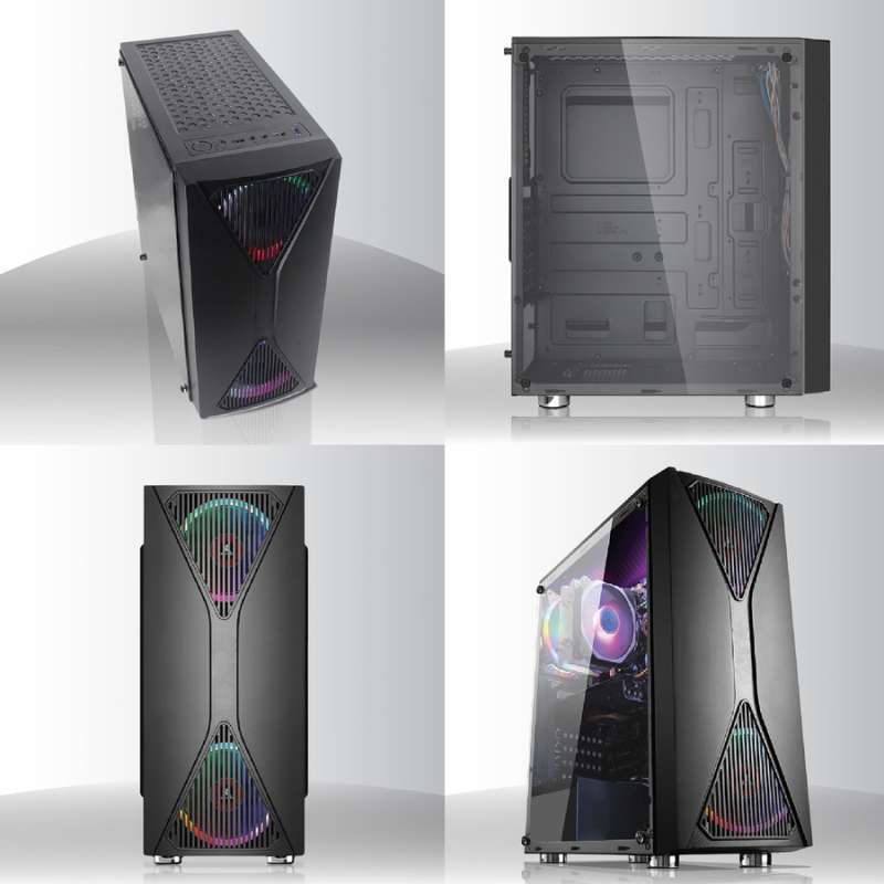 Jual Casing Gaming Pc Infinity Elysium V2 Matx Atx Tempered Glass Di ...