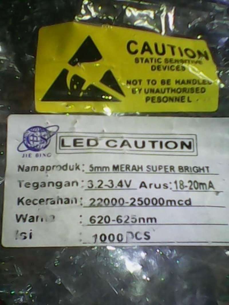 Jual Led 5mm Merah Led 5 Mm Paling Terang Di Dunia ( Isi 1000pcs) Di ...