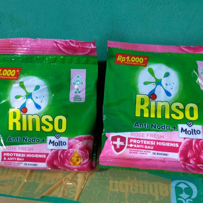 Promo rinso bubuk sachet 126 x 42g 1 dus Diskon 18% di Seller Toko Susu ...