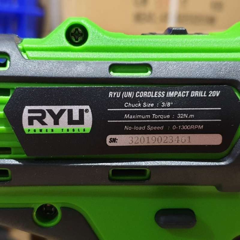 Promo Cordless Impact Drill Ryu Rci20v Rci 20v Mesin Bor Batre 2 ...