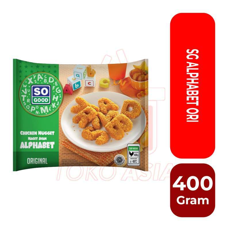 Jual SO GOOD ALPHABET ORI 400GR di Seller Toko Asia Pamulang - Pamulang Barat, Kota Tangerang ...