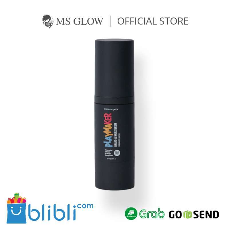 Jual [ms Glow Official] Ms Glow For Men Playmaker Beard & Hair Serum Di ...