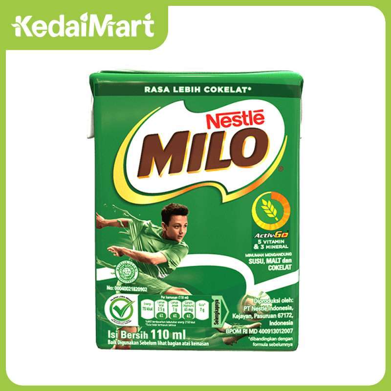 Jual Milo Active-Go UHT 110 ml di Seller KedaiMart - Menteng Dalam ...