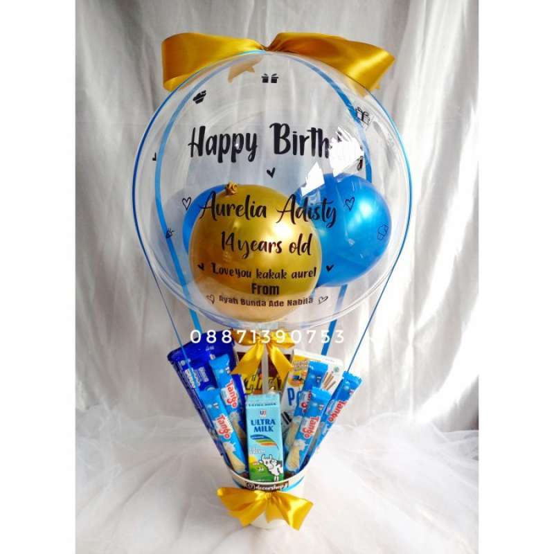 Jual bucket snack/ Bucket Balon/ Kado ulang tahun/Graduation ...