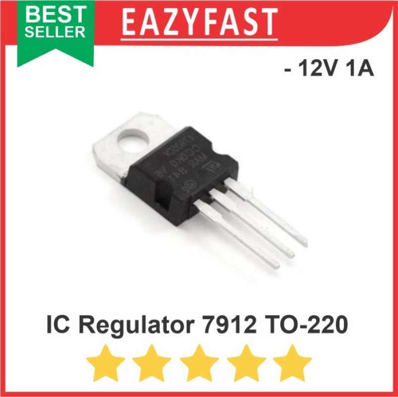 Jual Ic Regulator L 7912 Cv 12 V Volt 12v 1a 1 A L7912 L7912cv Lm7912 ...